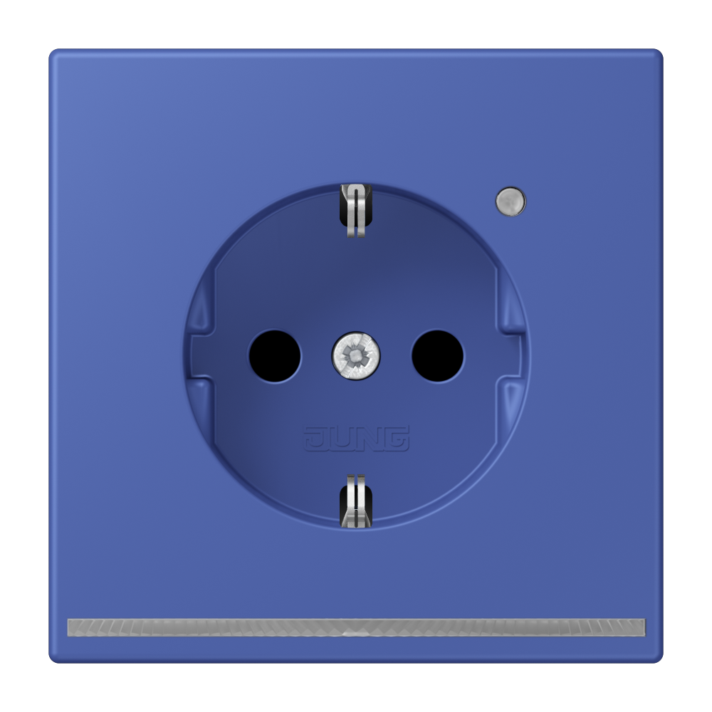 SCHUKO® socket with LED floor pilot light, Safety+, duroplastic ...