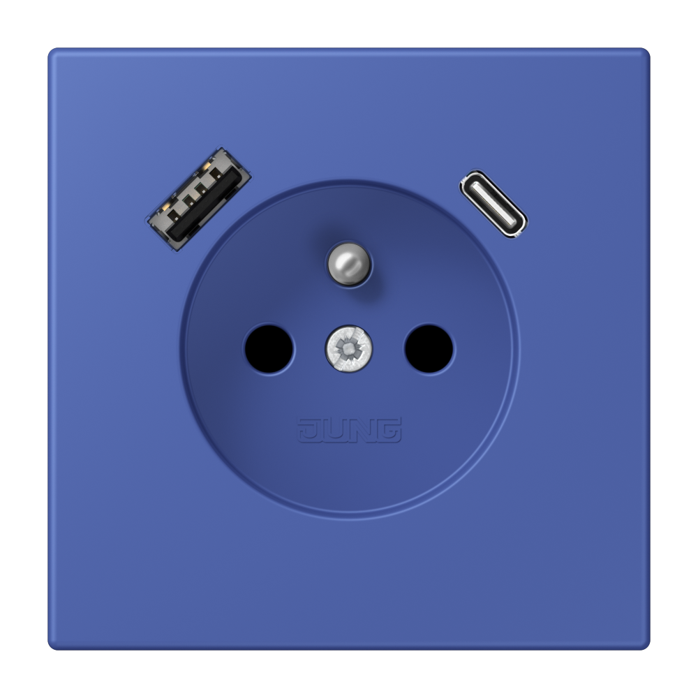 Prise, système français et belge avec chargeur USB, Safety Plus ...