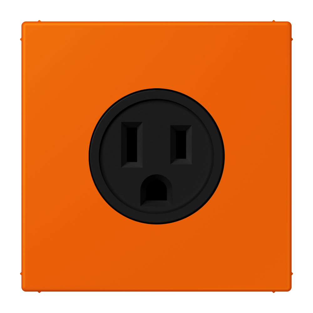 Socket, US NEMA system, screw terminals, thermoplastic lacquered ...