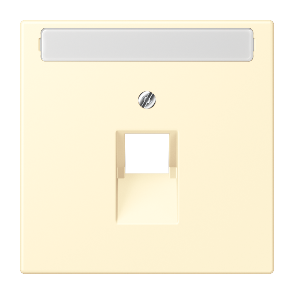 Centre plate for IAE/UAE sockets, 1 x 8-pole, blanc (32001) | LC 969-1 ...