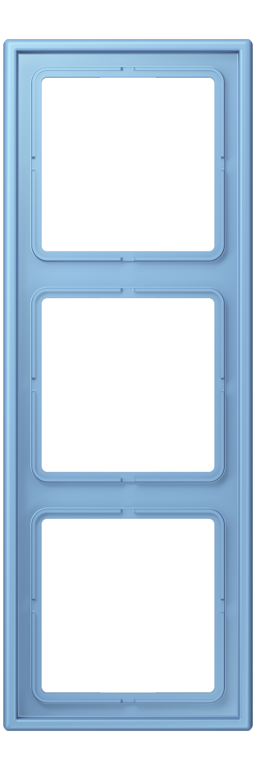 Frame 3-gang, bleu céruléen 59 (4320N) | LC 983 256