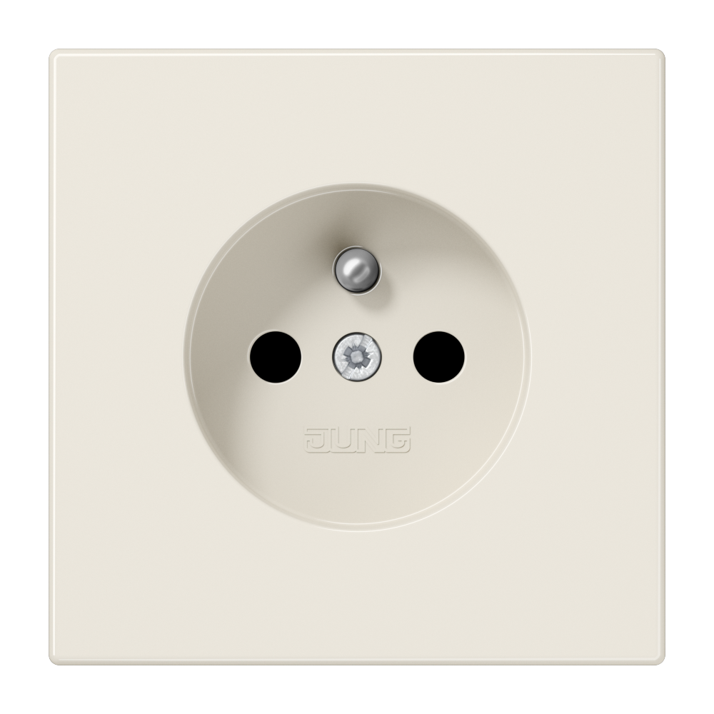 Steckdose, französisch/belgisches System, Safety Plus, Duroplast, weiß ...