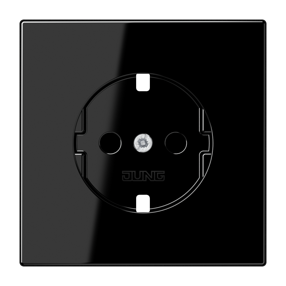 Placa central para bases de tomada SCHUKO®, Safety Plus, Duroplástico ...