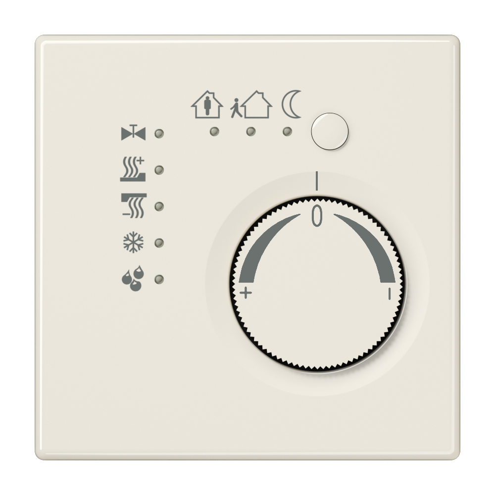 KNX room temperature controller with integrated push-button interface 4 ...
