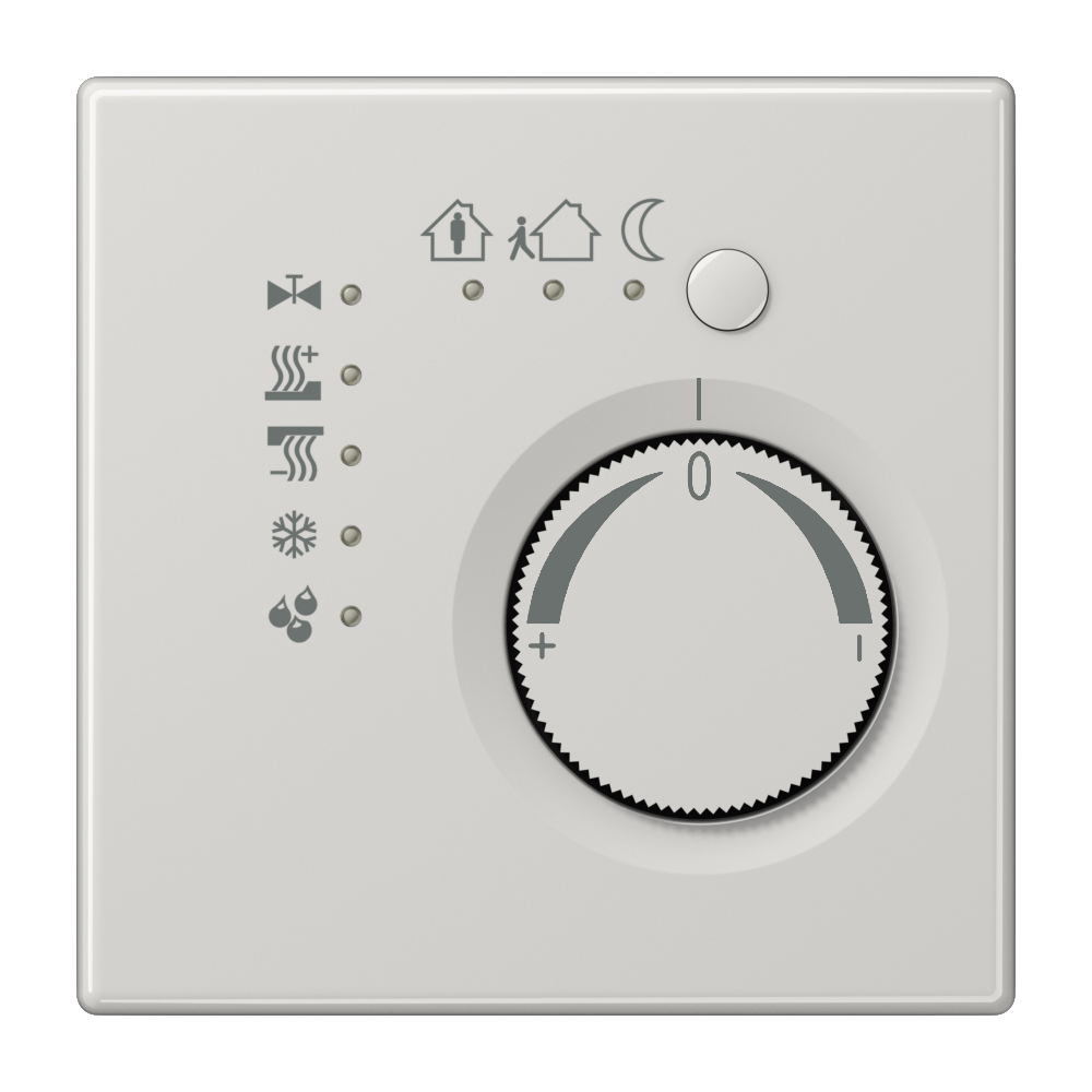 KNX room temperature controller with integrated push-button interface 4 ...