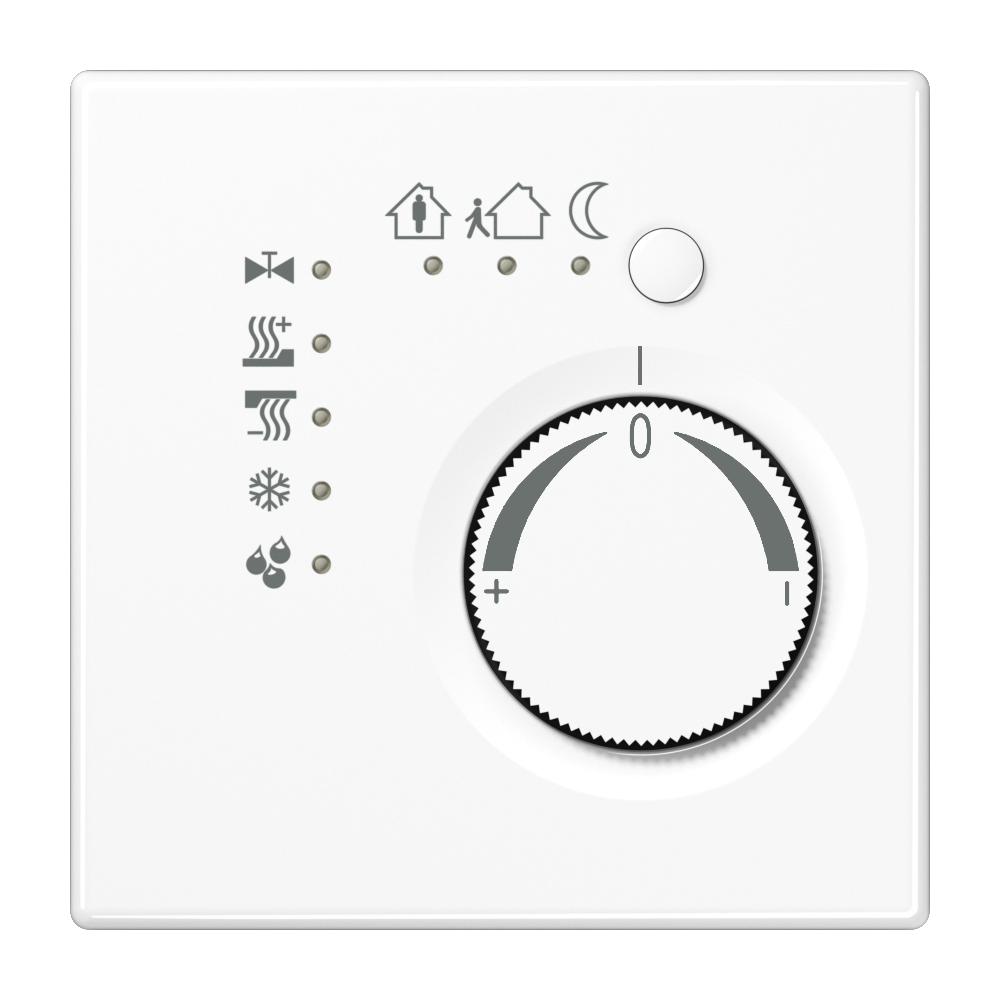 KNX room temperature controller with integrated push-button interface 4 ...