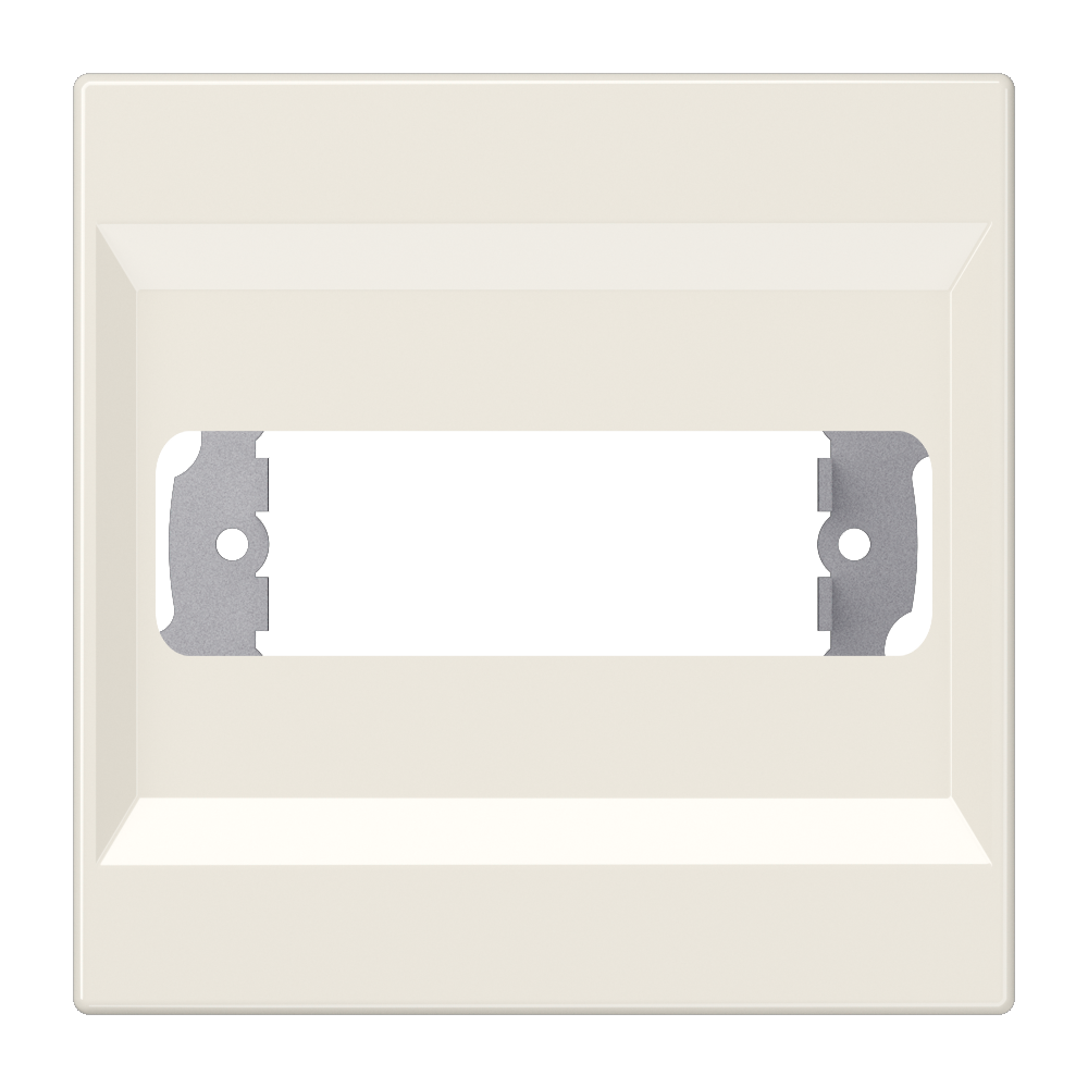 Centre plate for 1 D-subminiature connector, Thermoplastic, ivory | LS ...