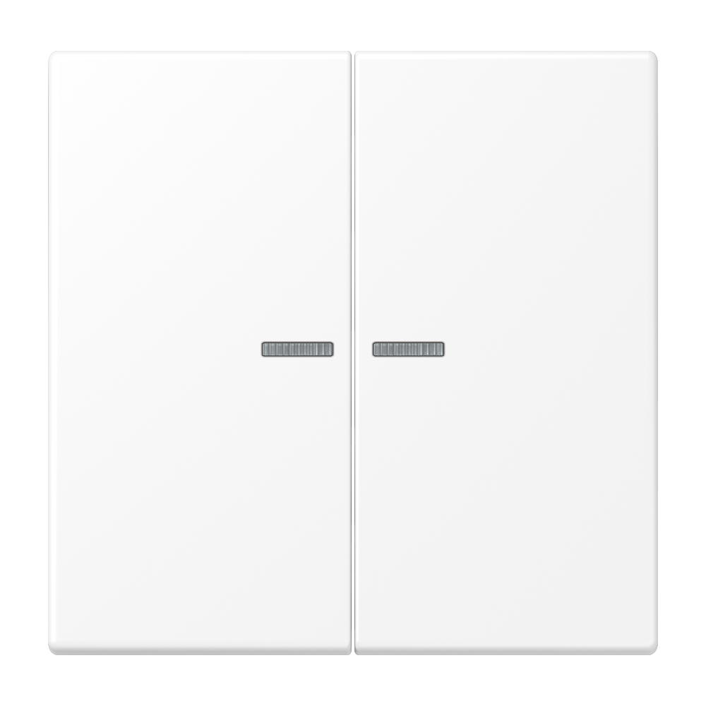 Tecla simple, con visor, blanco alpino mate | LS 995 KO5 WWM