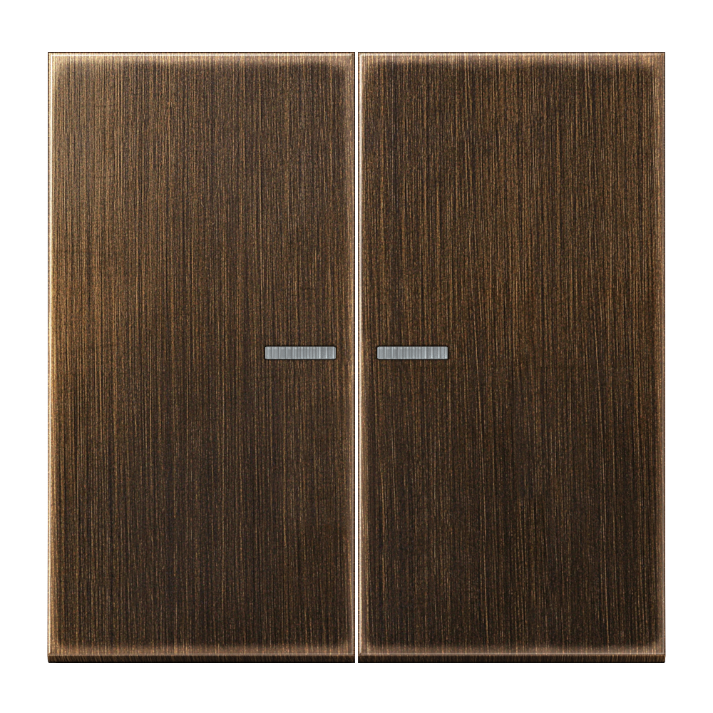 KNX RF push-button 2-gang, Secure | ME 1092 1ST RF AT