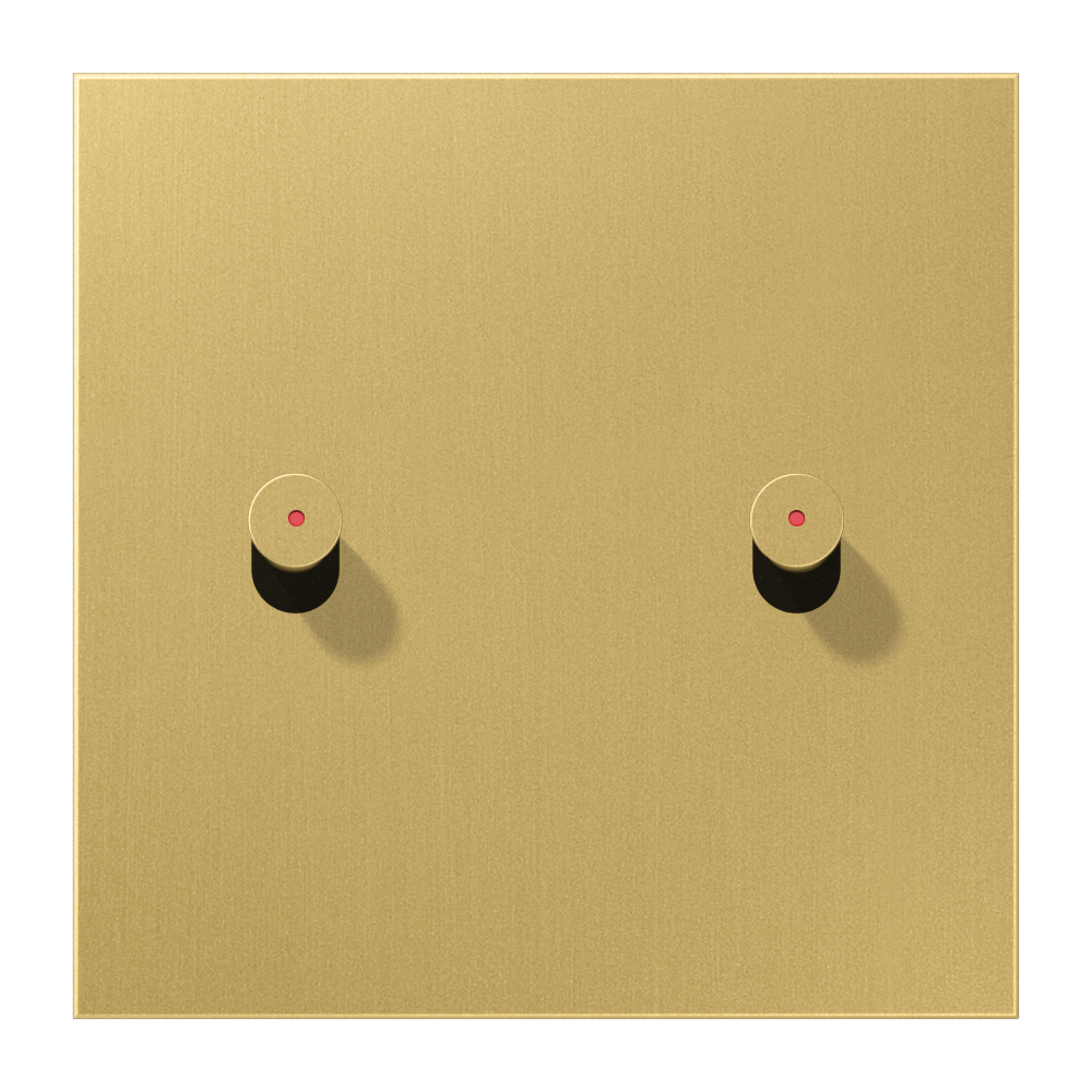 Centre plate with toggle lever "cone", with lens, 2 toggle levers ...