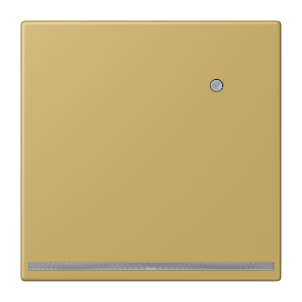 LED floor pilot light with integrated brightness sensor, classic brass ...