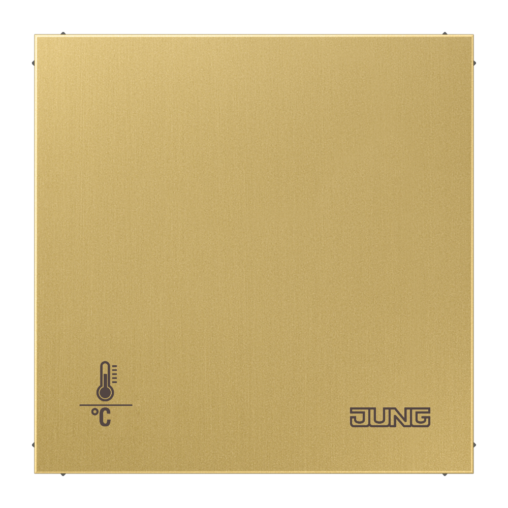 KNX room autostat, classic brass | ME 2178 ORTS C