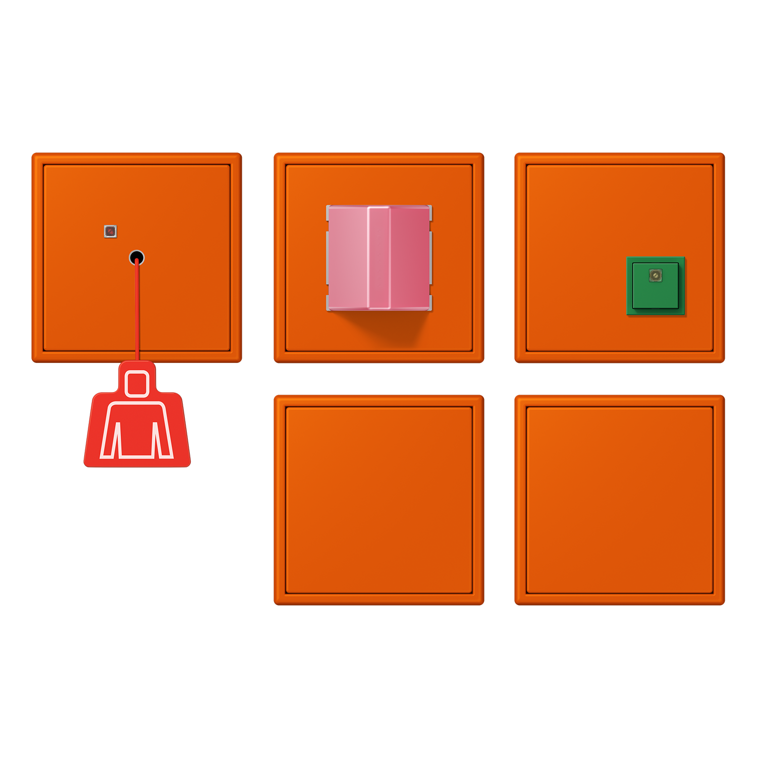 Emergency system set with UPS, orange vif (4320S) | NRS LC 0834-2 260