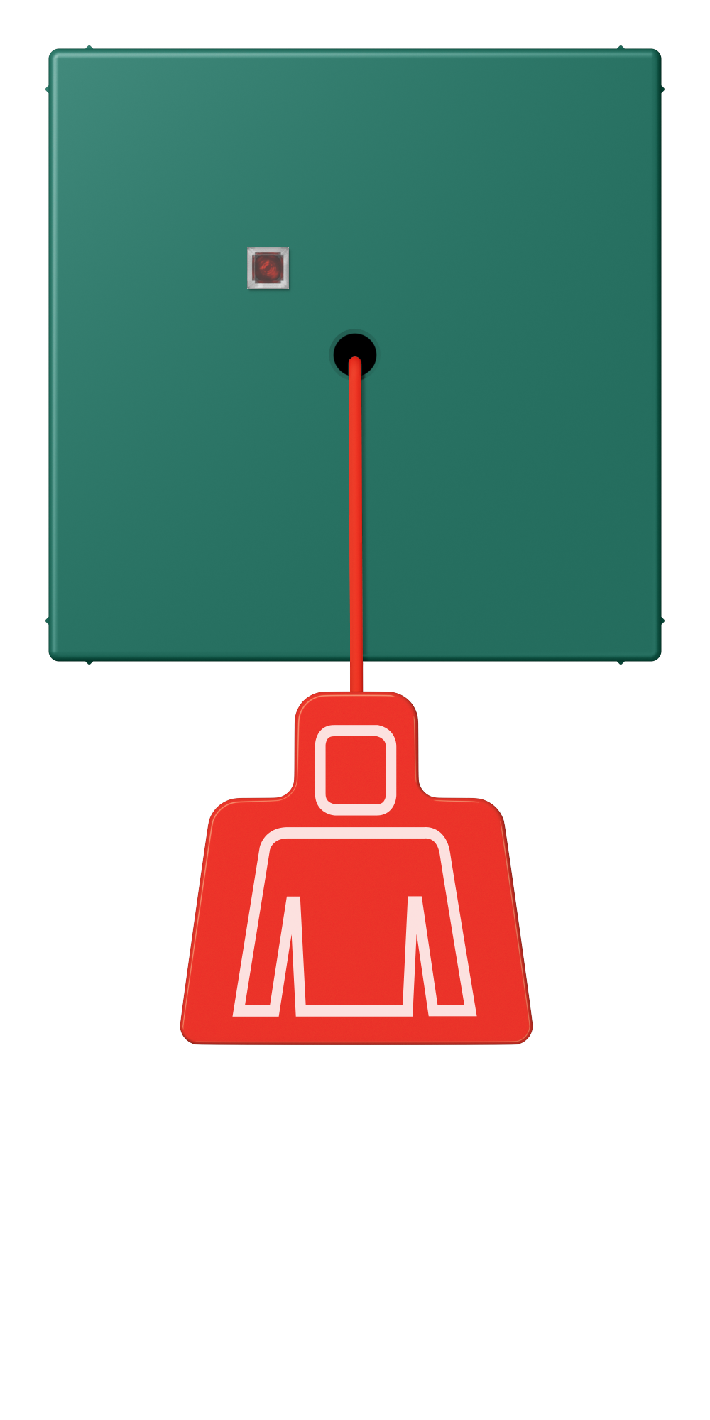 Pull cord push-button, vert anglais (32040) | NRS LC 0834 ZT 216