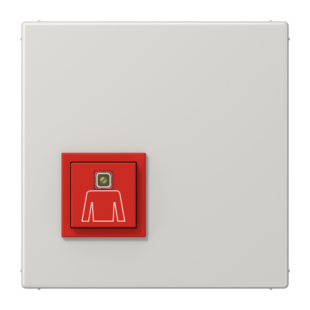 Call button, light grey | NRS LS 0834 RT LG