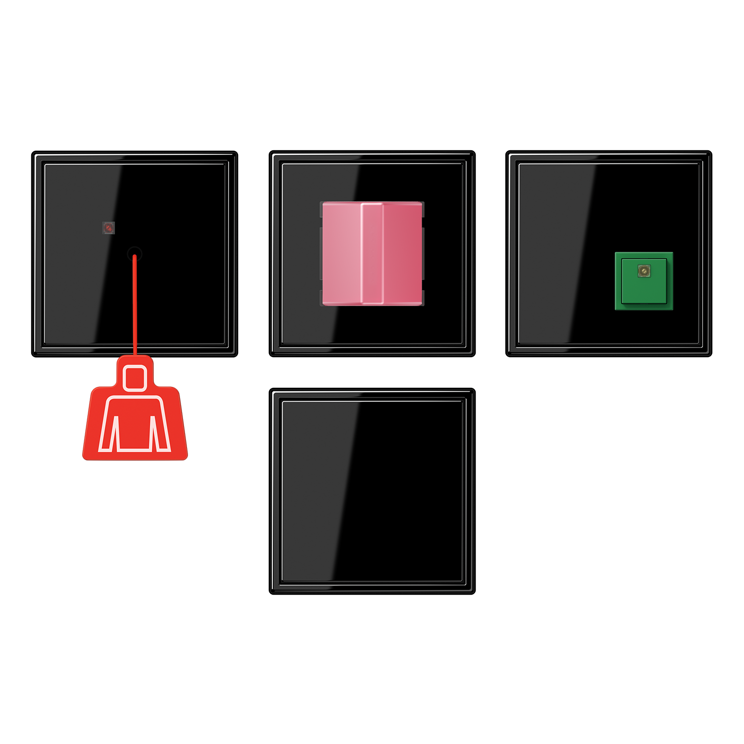 Emergency system set, black | NRS LS 0834 SW