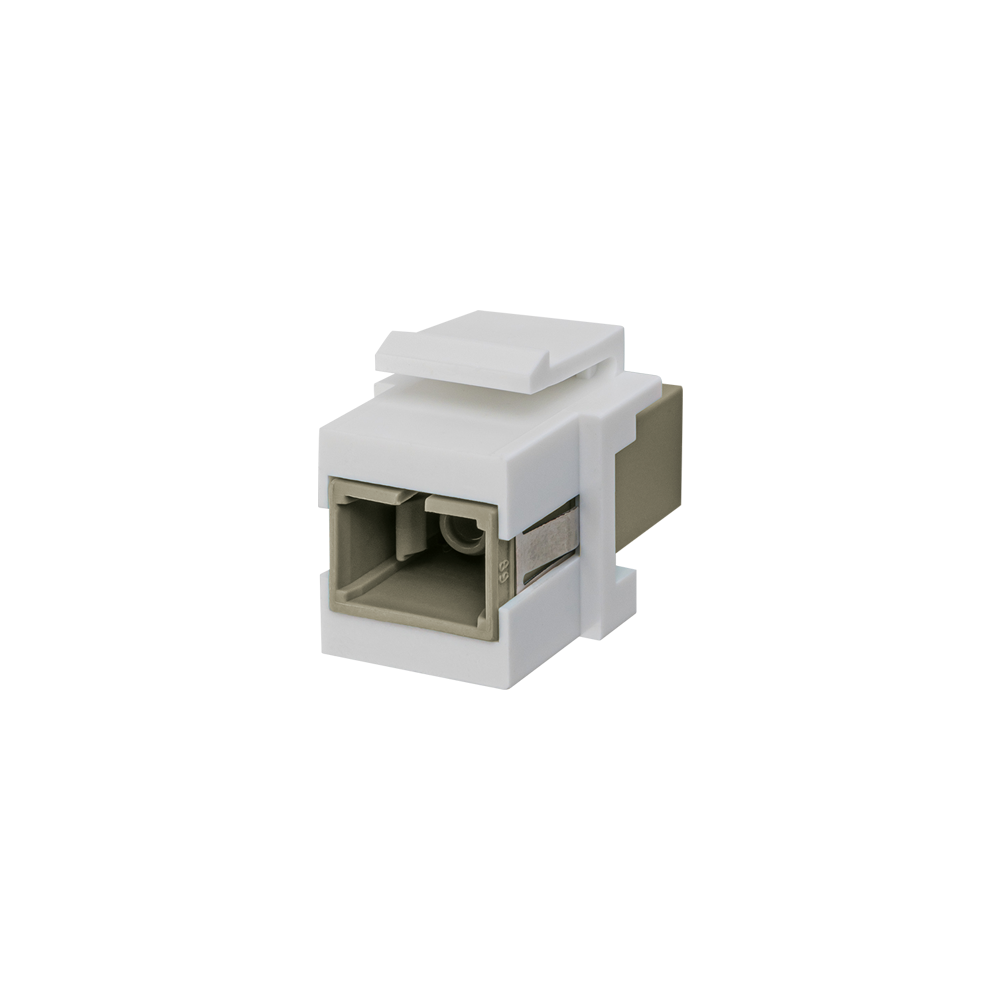 Fibre optic keystone module, beige | SC OM2 BG