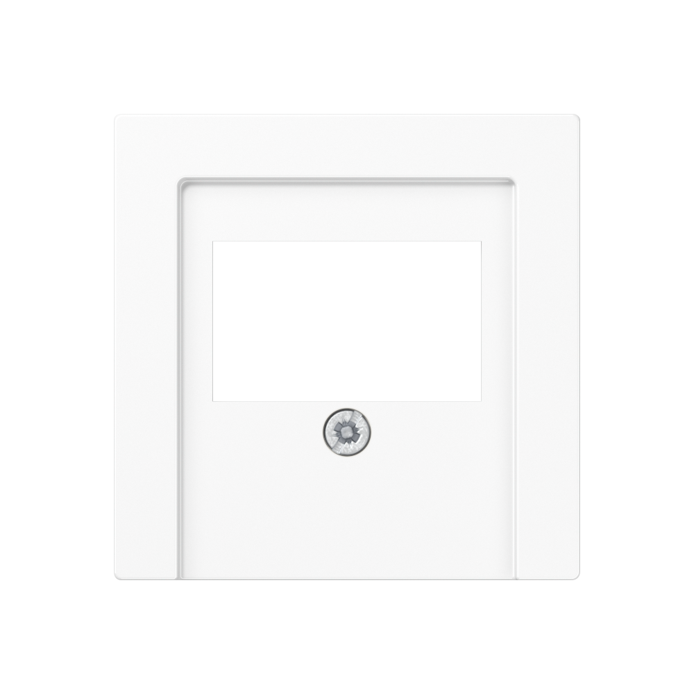 Centre plate for telephone sockets, 1-gang, white | SPA 569 PLT WW