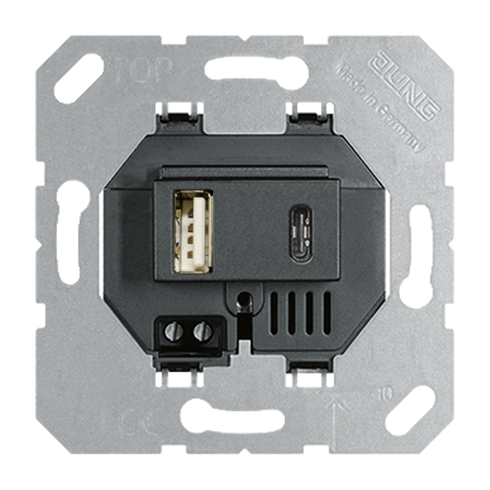 USB charger, black | USB 15 CA SW