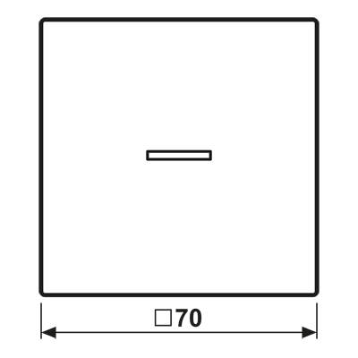 Rocker 1-gang, F10, noir d'ivoire (4320E) | LC 101 KO5P 248