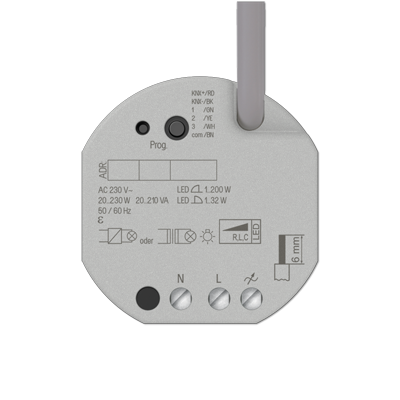 Actuador dimmer KNX universal 1 fase, empotrable, Secure | 39001 1S U