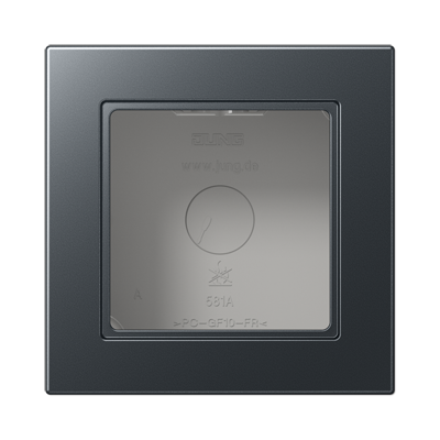 Caja de superficie simple, antracita mate | A 5581 BF A ANM