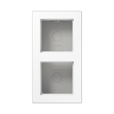 Surface cap 2-gang, matt snow white | A 5582 BF A WWM