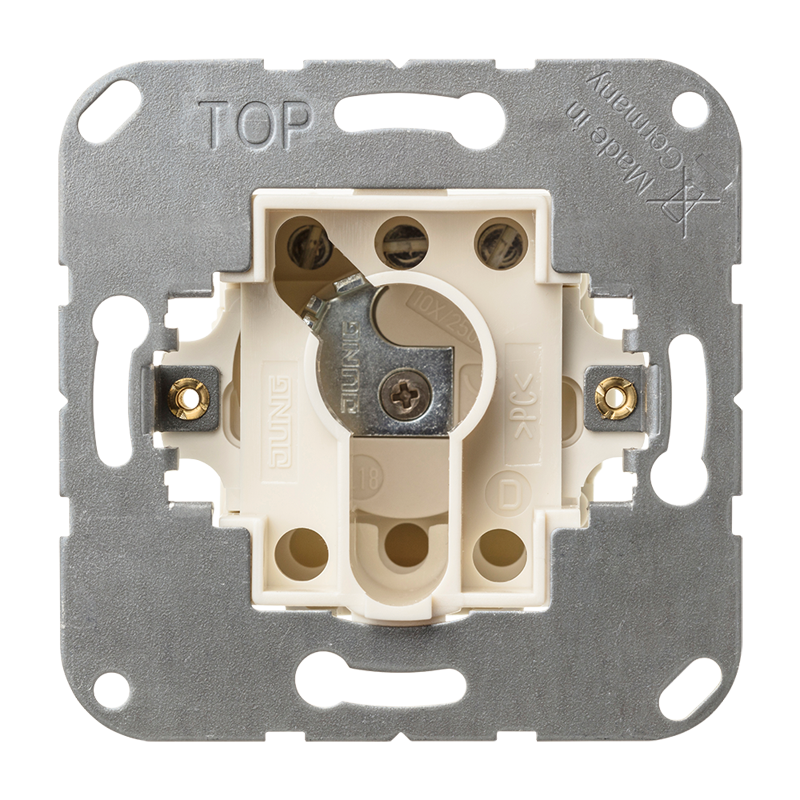 Blind key switch (insert) without protection against dismounting, 1 ...