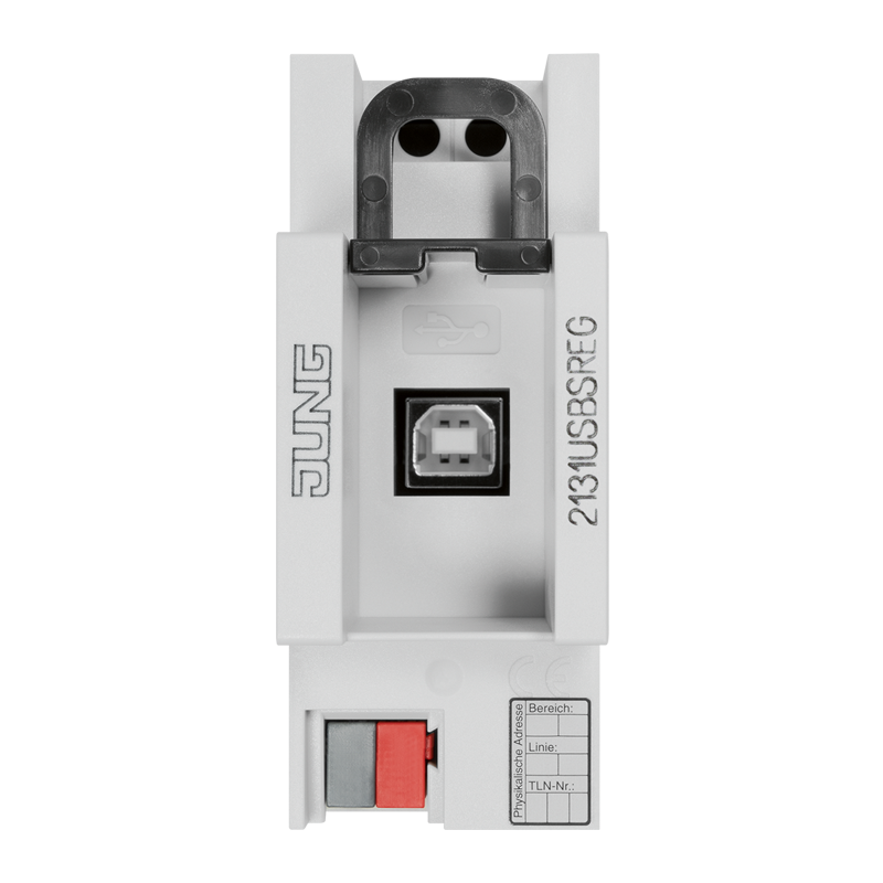 KNX USB-data-aansluiting, voor DIN-rail, 2 TE | 2131 USBS REG