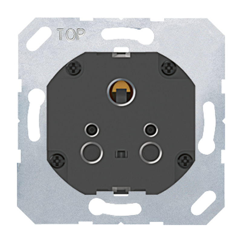 Socket insert, 1-gang, British Standard 546, 5A , for wall boxes 60 mm ...
