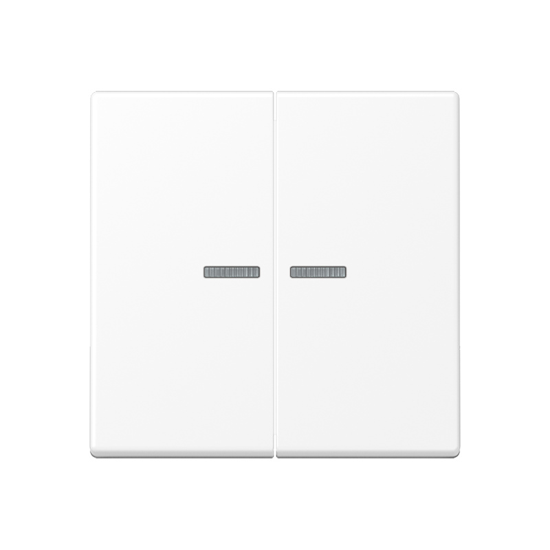 KNX RF push-button 2-gang, matt graphite black | A 1092 1ST RF BF SWM