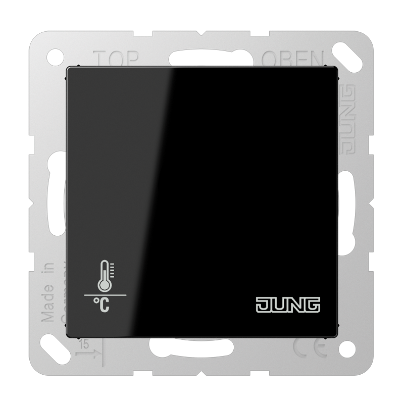 KNX thermostat, Noir | A 2178 BF ORTS SW