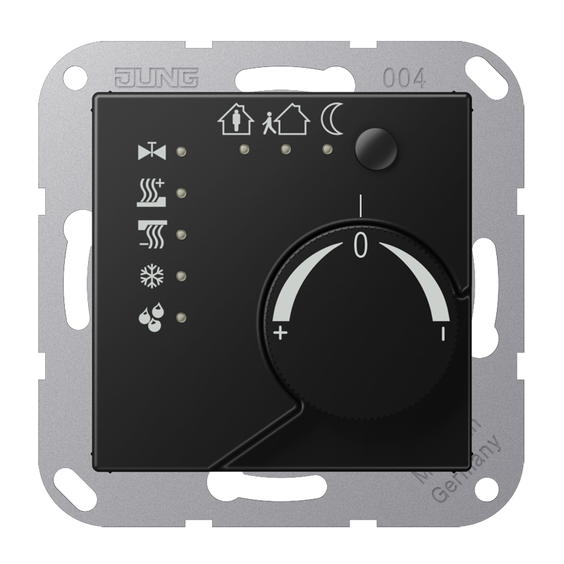 KNX room temperature controller with integrated push-button interface 4 ...