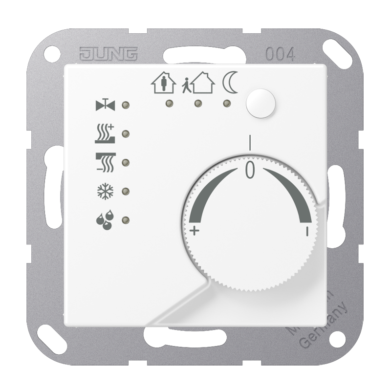 KNX room temperature controller with integrated push-button interface 4 ...