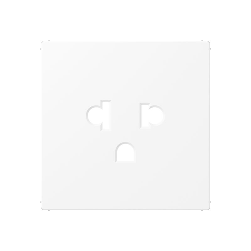 Centre plate for socket insert 521 ABC EINS, matt snow white | A 521 ...