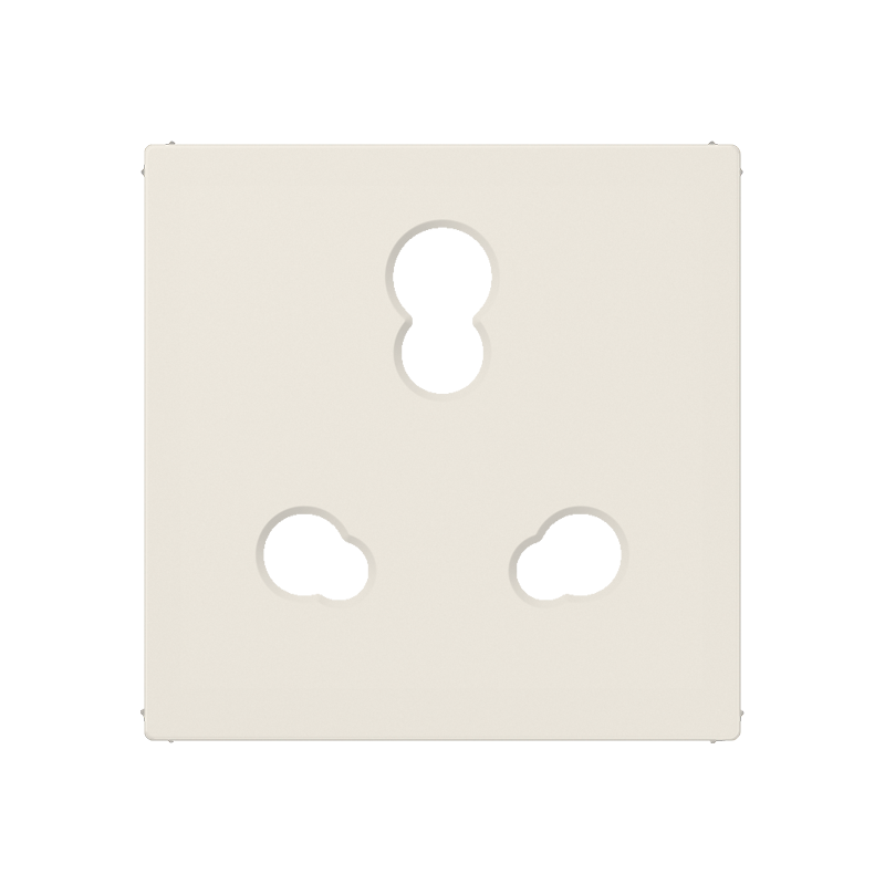 Centre plate for socket insert, Indian system, ivory | A 521 IN PL