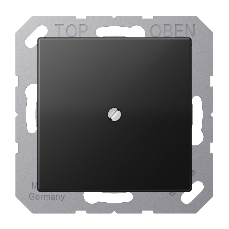 Cable outlet, matt graphite black | A 590 BFA SWM