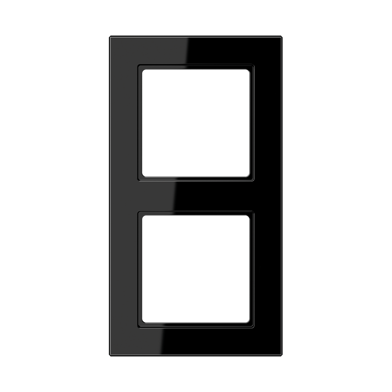 Frame 2-gang, black | AC 582 SW