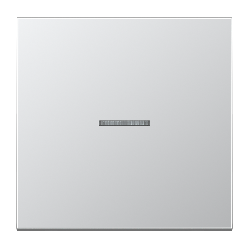 KNX RF push-button 1-gang, aliuminis | AL 1091 1ST RF