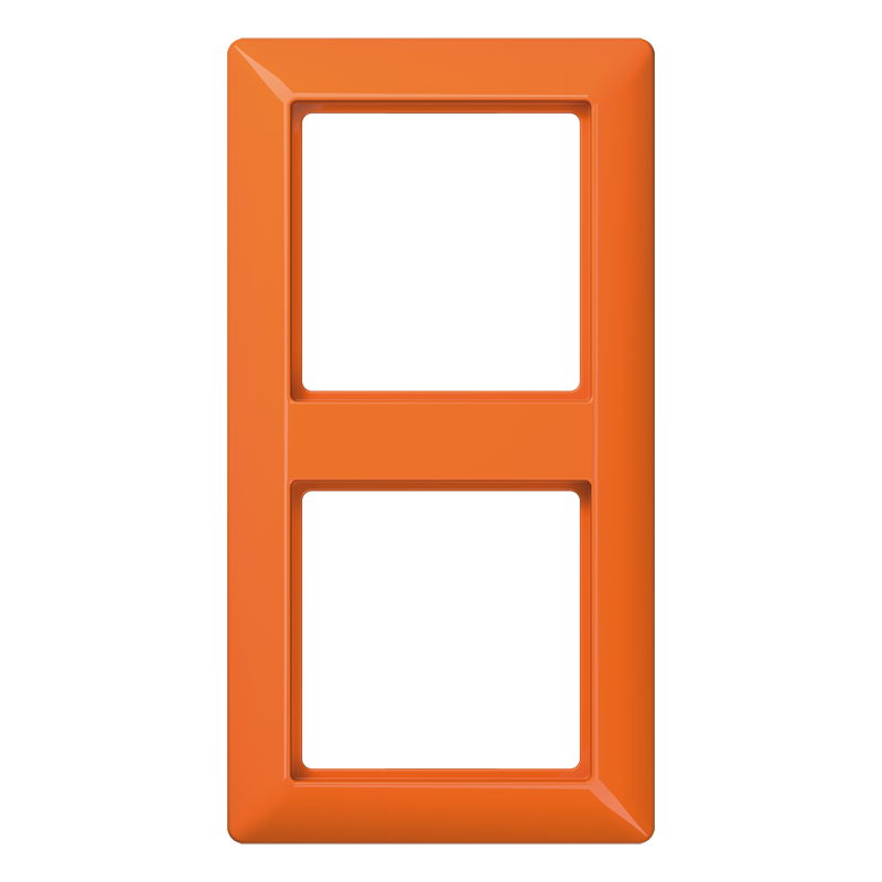 Cadre de finition 2 postes, Orange | AS 582 BF O