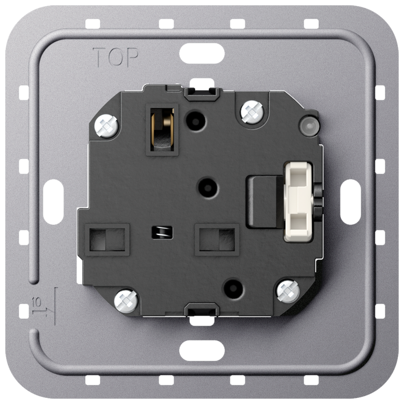 Switched socket insert, 1-gang, British Standard 1363 , with indicator ...