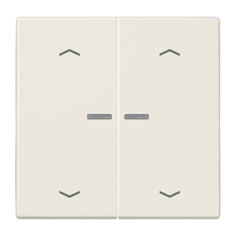 JUNG HOME push-button 2-gang with arrow symbols, ivory | BT LS 17102 P