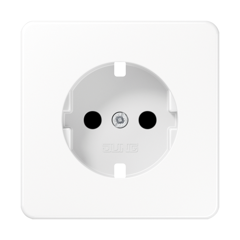 Centre plate for SCHUKO® socket inserts, Safety+, white | CD 1520 BFKIPL WW