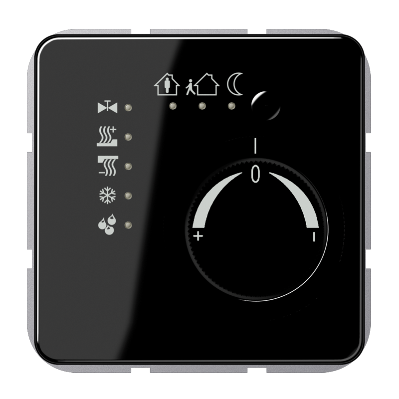 KNX room temperature controller with integrated push-button interface 4 ...