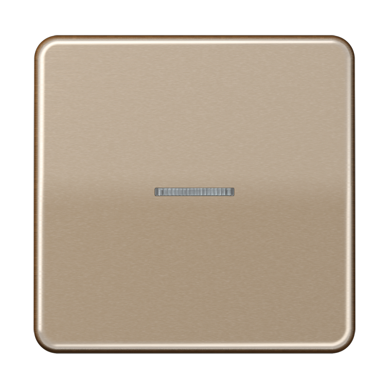 eNet push-button standard 1-gang, gold-bronze | FM CD 1700 GB