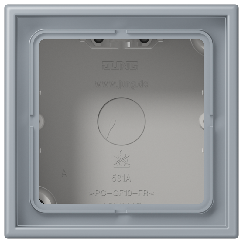 Surface cap 1-gang, gris clair 59 (4320O) | LC 581 A 257