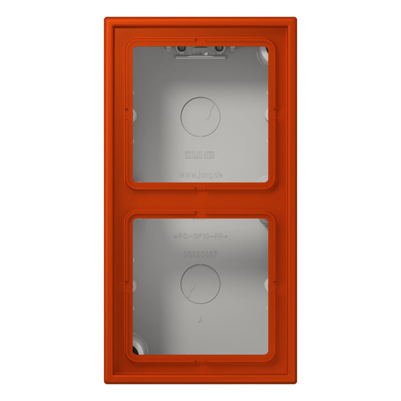 Surface cap 2-gang, rouge vermillon 59 (4320A) | LC 582 A 244