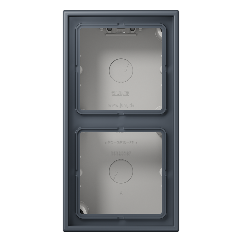 Surface cap 2-gang, gris foncé 59 (4320U) | LC 582 A 262