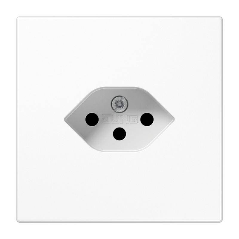1-gang socket, Swiss system, type 13, white | LS 1520-13 SEV WW