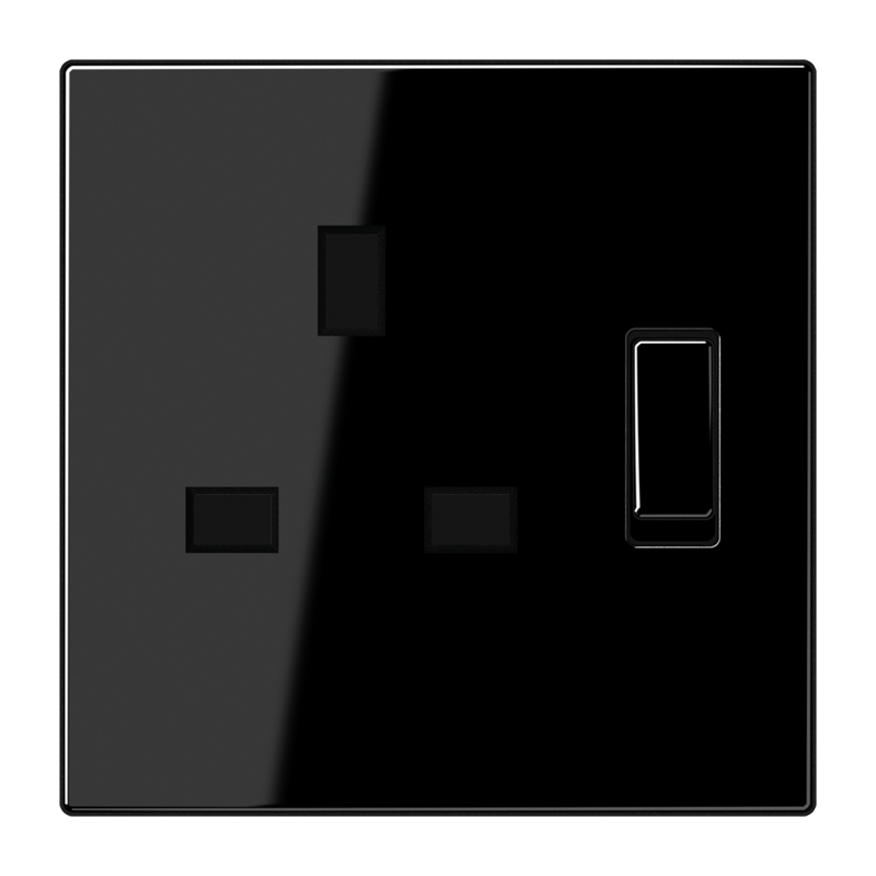 Switched socket, British Standard, antique brass | ME 3171 AT